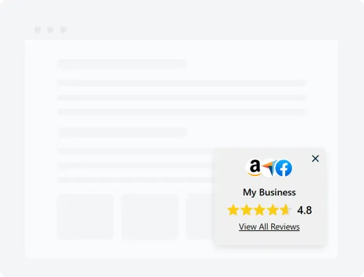 Badge Reviews Widget