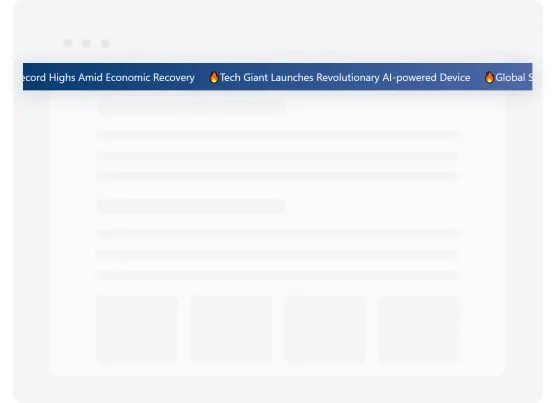 Interactive Website Banner Carousel